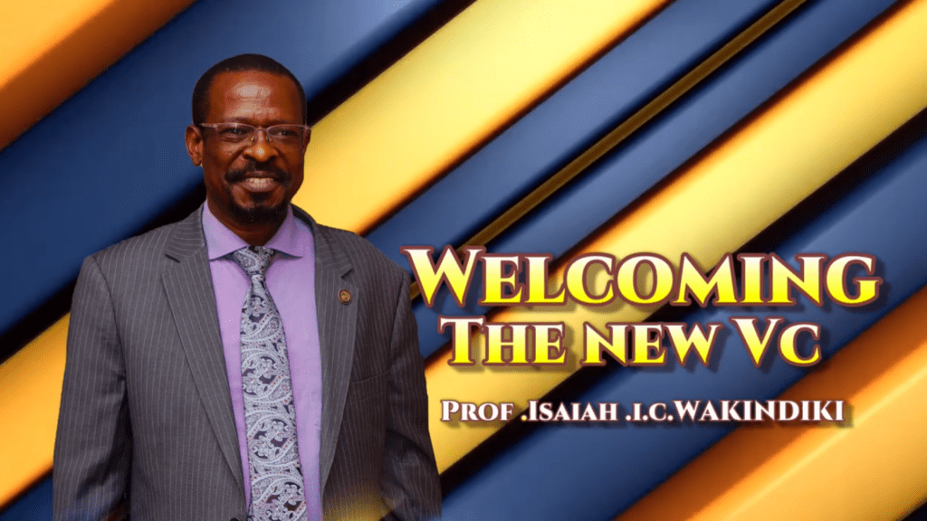 VICE CHANCELLOR PROF. ISAIAH I.C. WAKINDIKI'S MAIDEN VISIT TO WESTERN ...