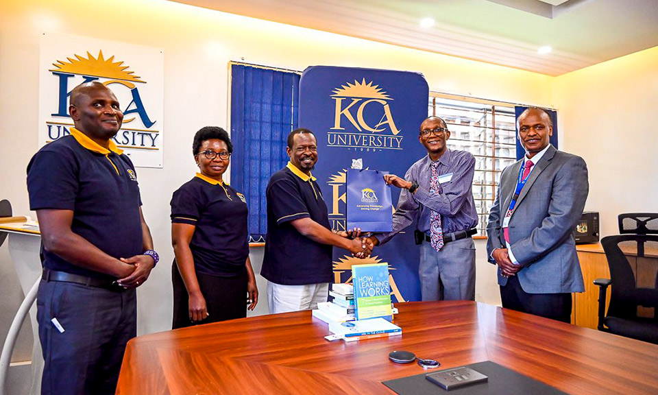 KCA University Hosts Prof. Ishmael Munene - KCA University